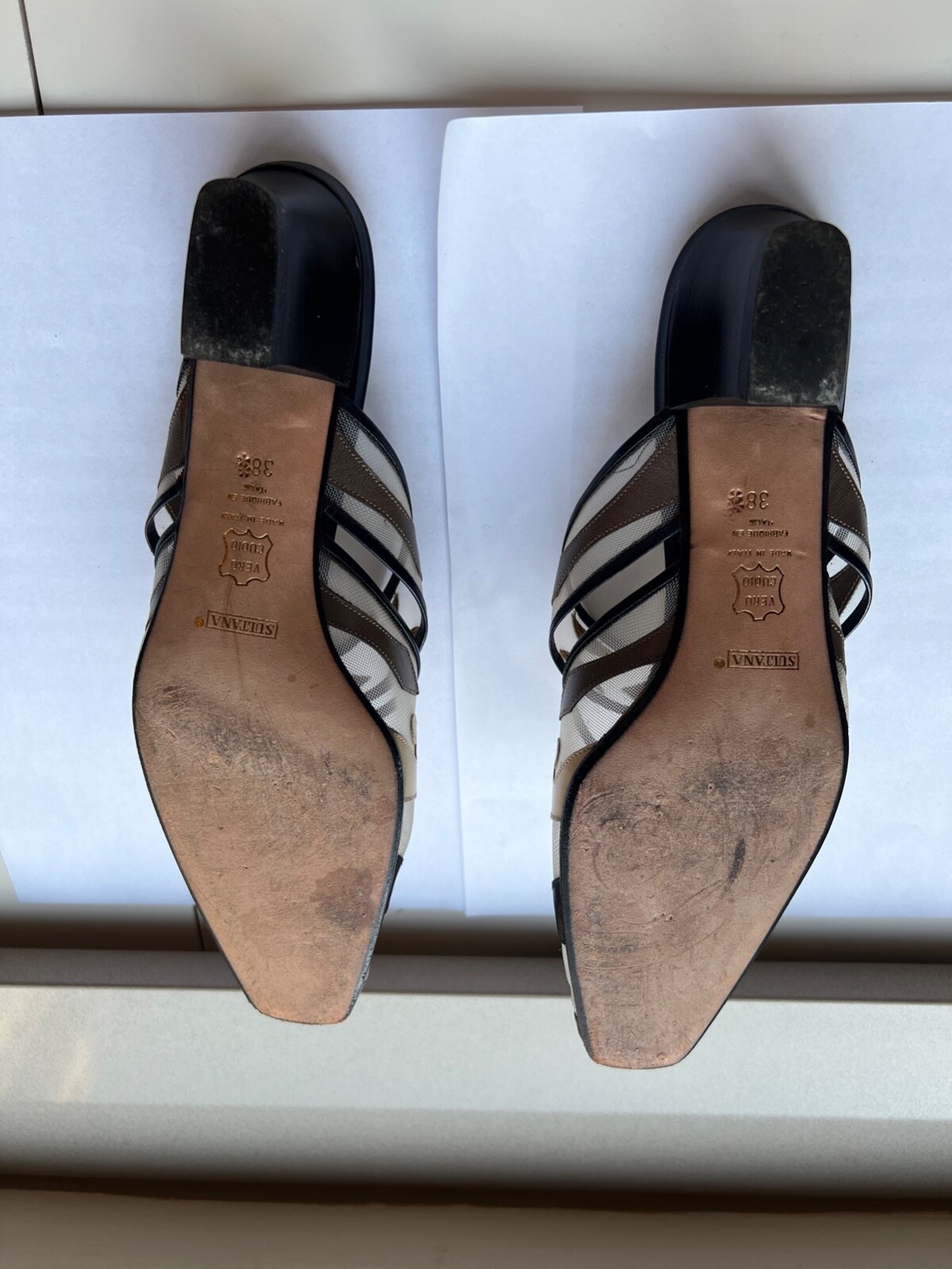 Stunning Sarah Mettler Multi-Color Earth Tone Leather… - Gem