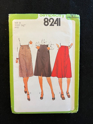 Simplicity Sewing Pattern 8241 Misses Set of Skirts Size 12 FF UNCUT | eBay