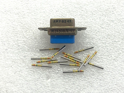(2 PIECE LOT) M24308/2-11, AMP, CONN DSUB HD RCPT 15POS PNL MNT | eBay