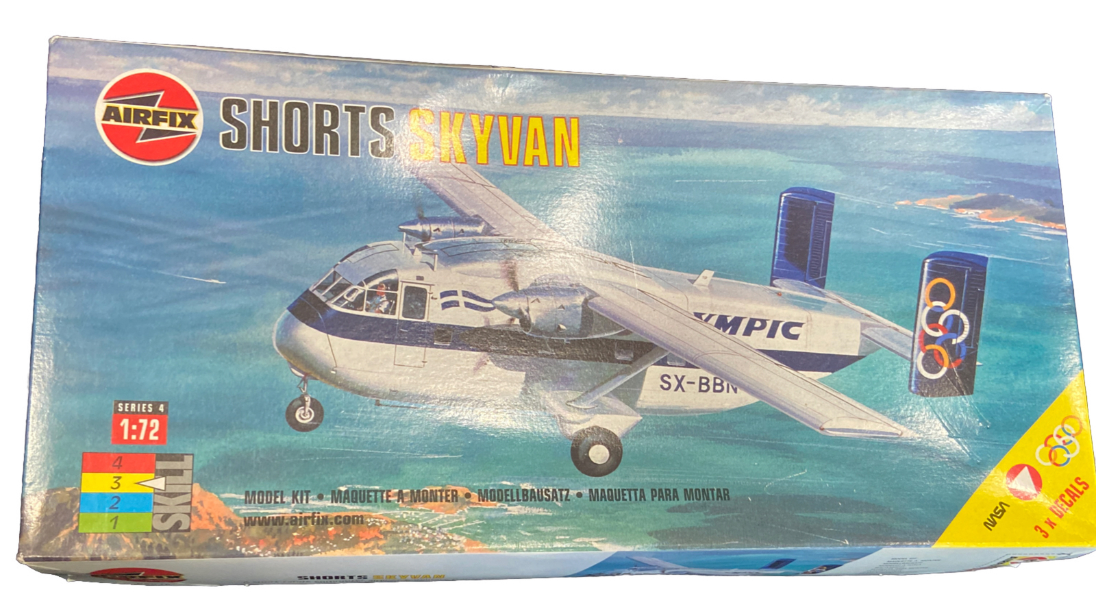 AIRFIX # 04018 1/72nd SCALE OLYMPIC SHORTS SKYVAN MODEL KIT. PARTS for ...