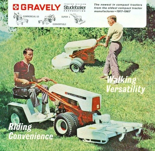 Vintage Ad Print Gravely Convertible Tractor by Studebaker , 1967 , 10 ...