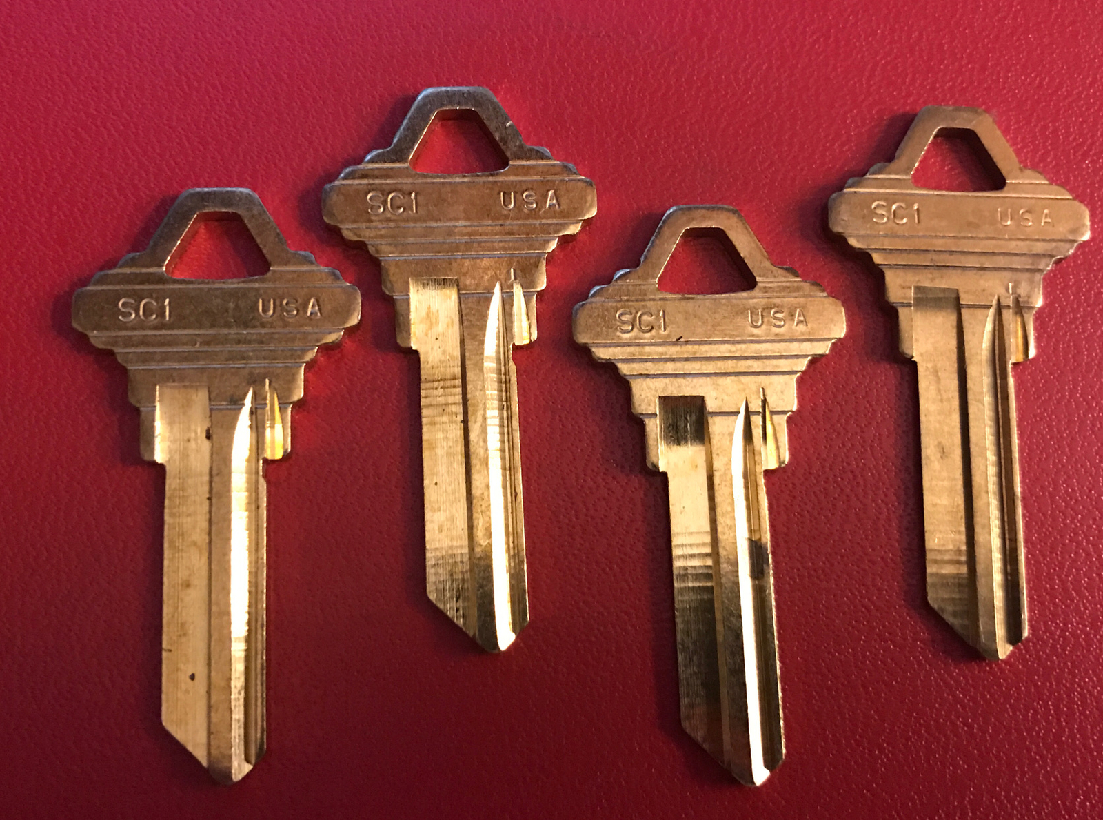 4 SCHLAGE SC1 KEY BLANKS C KEYWAY - FAST FREE SHIPPING! [kb6] | eBay