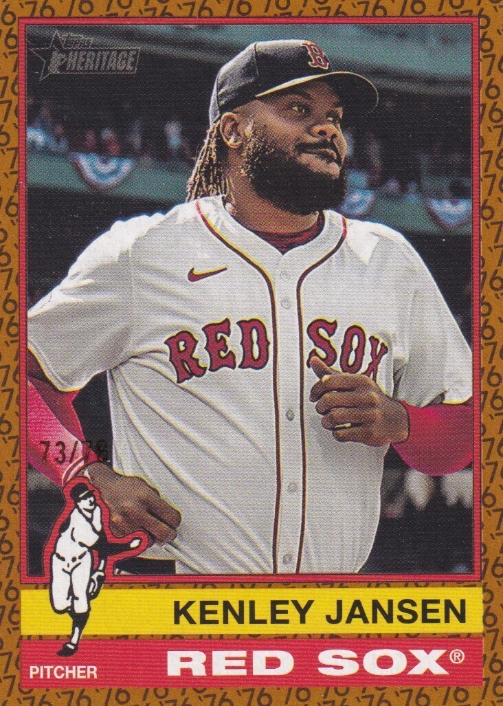 2025 Topps Heritage - Kenley Jansen #325 Color of the Year /76 for sale ...