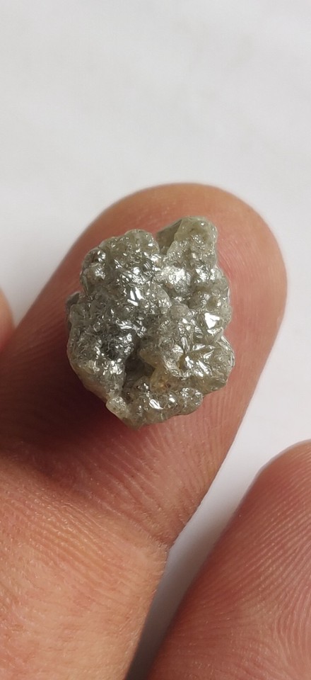 12.44 CT Rough Diamond Uncut Diamond Natural Loose Raw Diamond Light ...