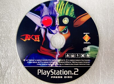 Jak II 2 PS2 PRESS KIT DISC + Jak II Renegade PS2 PROMO RARE ...