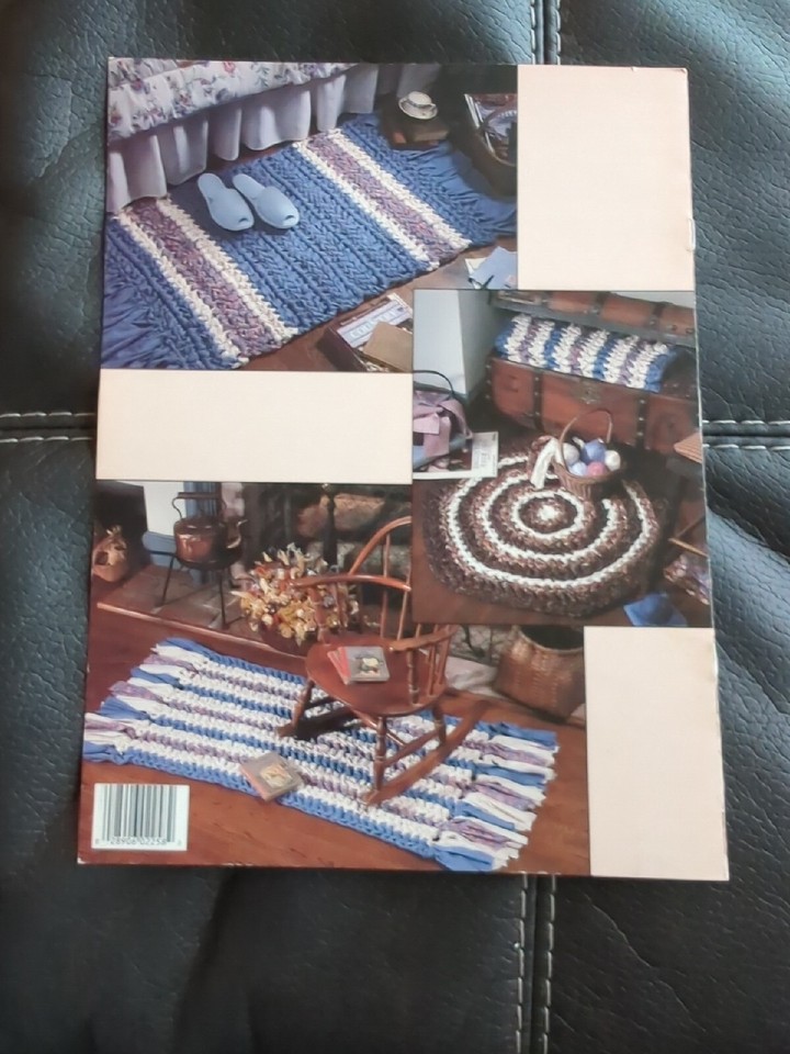 Leisure Arts Leaflet 2258 More Fabric Rugs Six Crocheted Designs | eBay
