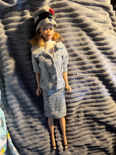 Vintage Mattel Barbie #954 Career Girl Outfit Hat Shoes Skirt Top ...