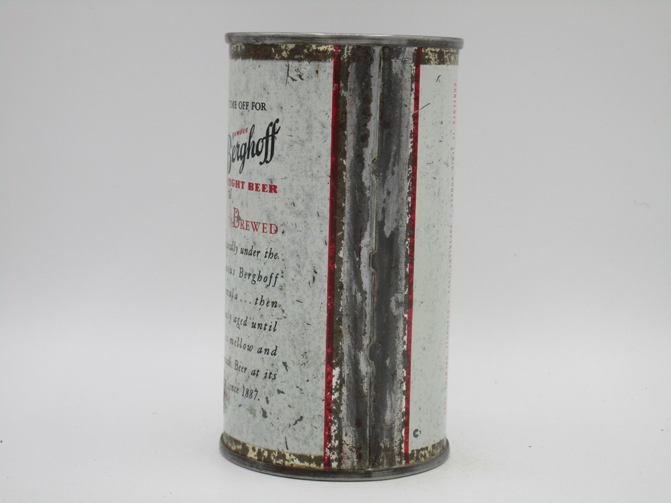 Berghoff Beer Flat Top Beer Can ( FT WAYNE - SWEET ) | eBay