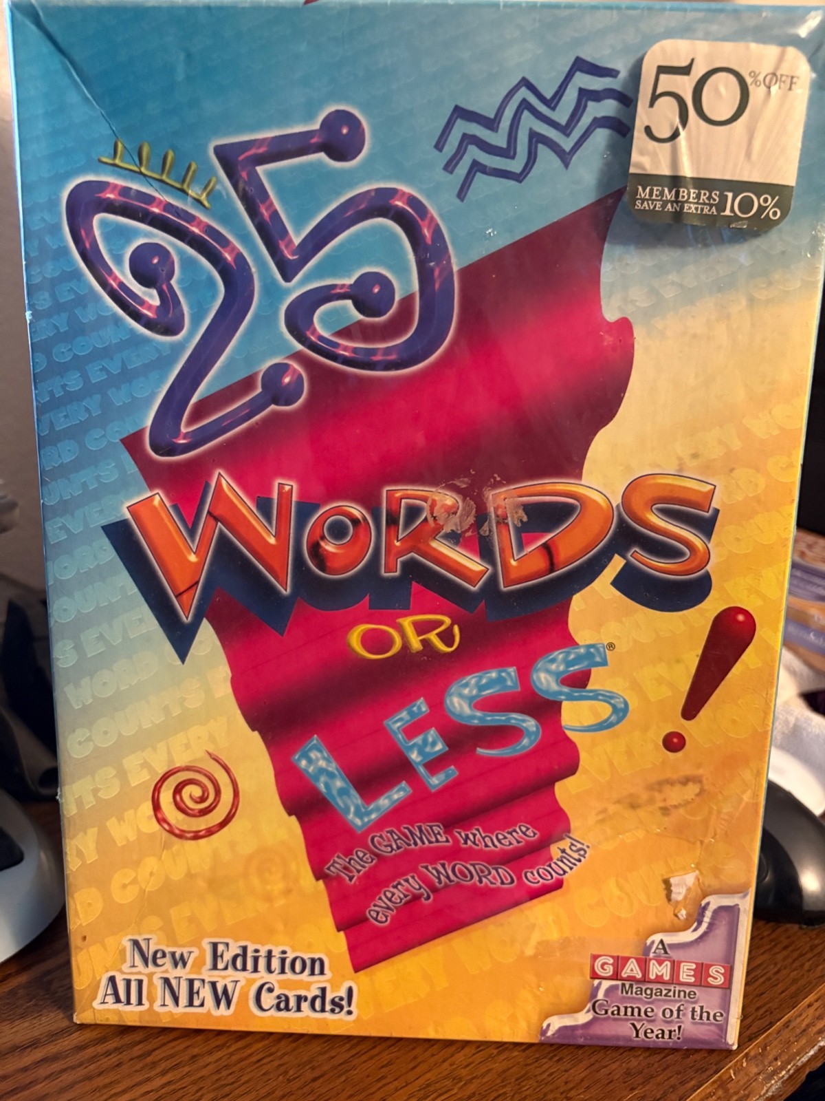 Winning Moves 1006 25 Words or Less Challenge 2nd Edition Board Game ...
