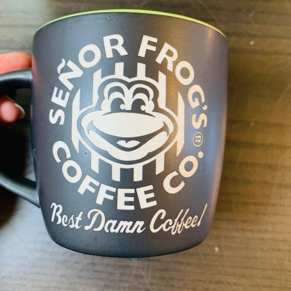 Senor Frogs Coffee Co Nassau Bahamas Mug Best Damn Coffee Souvenir Cup Gift | eBay