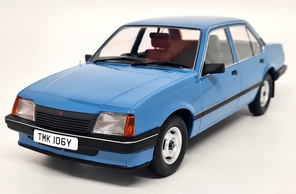 MCG 1/18 Vauxhall Cavalier GL RHD 1981 Blue Diecast scale model car | eBay