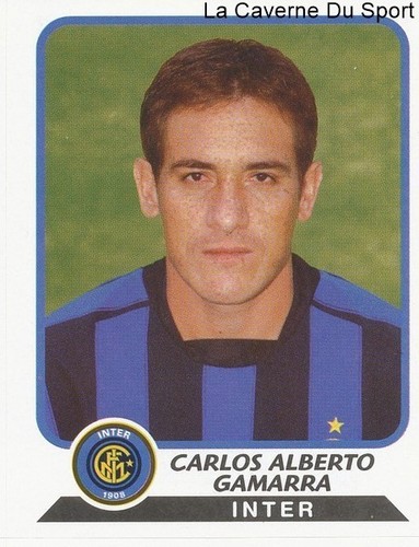 CARLOS ALBERTO GAMARRA PARAGUAY INTER STICKER FOOTBALLERS 2004 PANINI ...