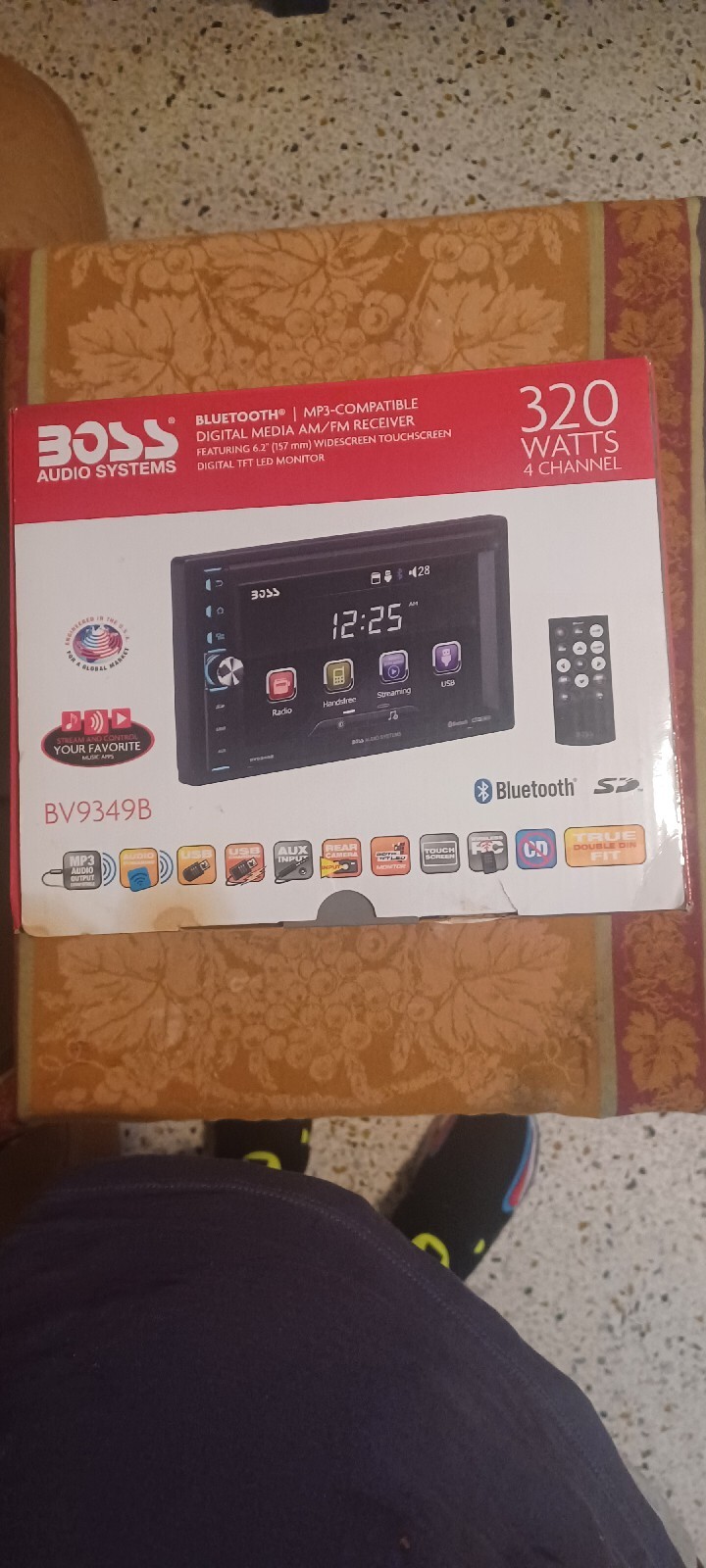Boss Audio Systems BV9364B Car DVD Player, Bluetooth, 6.2” Touchscreen ...