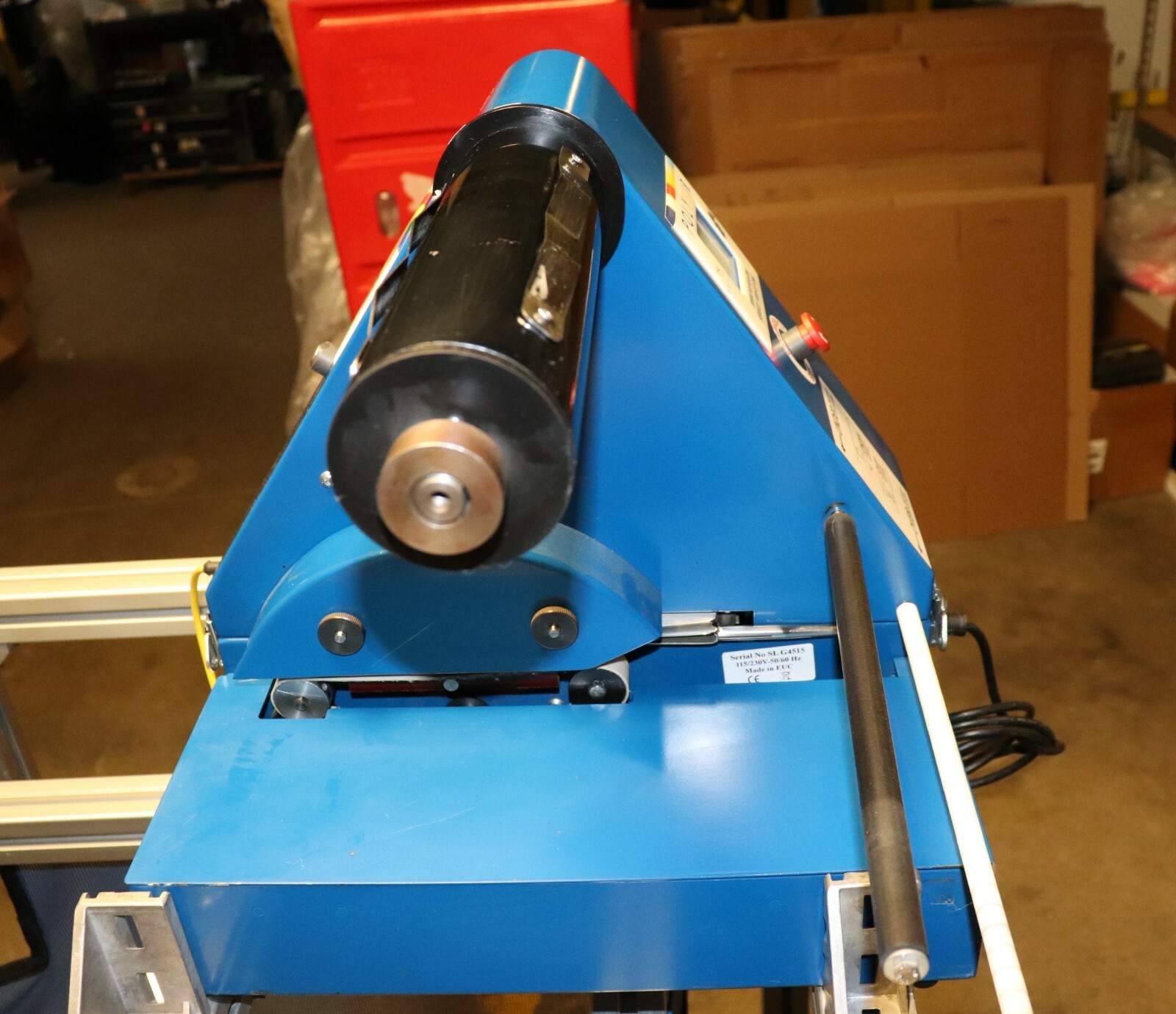 Polyair AirSpace G4 Air Pillow Machine Mounted to Steel Frame with ...