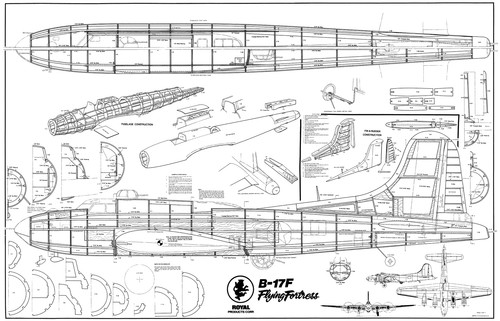 Royal / Marutaka Boeing B17 Flying Fortress plans | eBay
