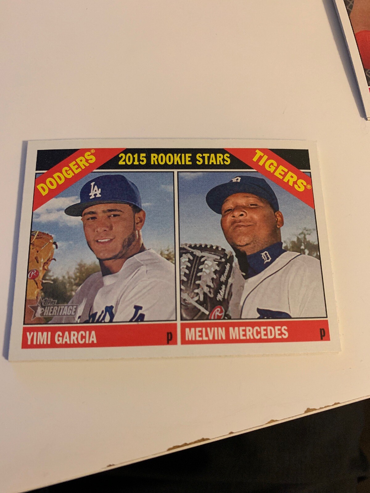 2015 Topps Heritage #288 Melvin Mercedes RC Yimi Garcia Rookie | eBay