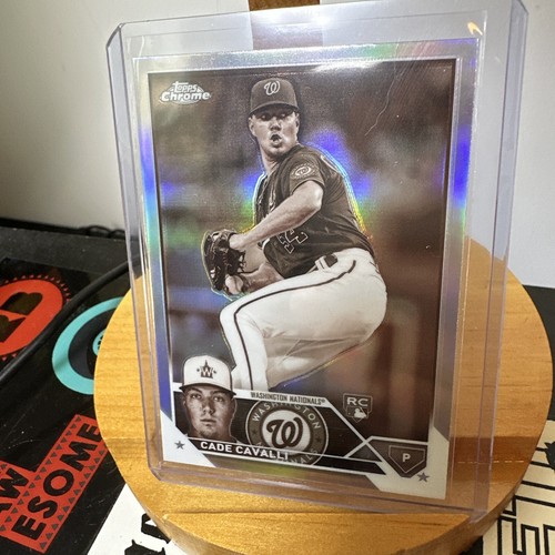 2023 Topps Chrome Cade Cavalli Negative Rookie Refractor | eBay