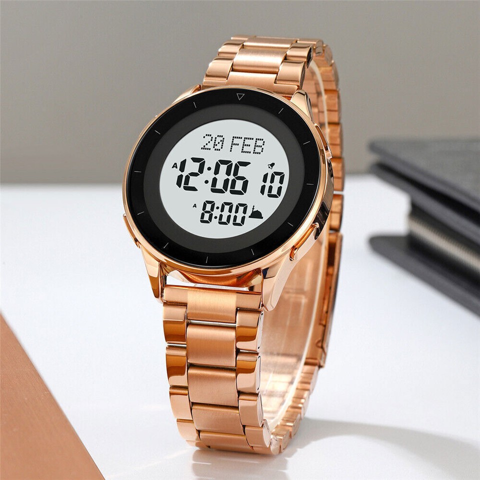 SKMEI Men Watch Muslim Prayer Wristwatch Qibla Time Reminder Male ...