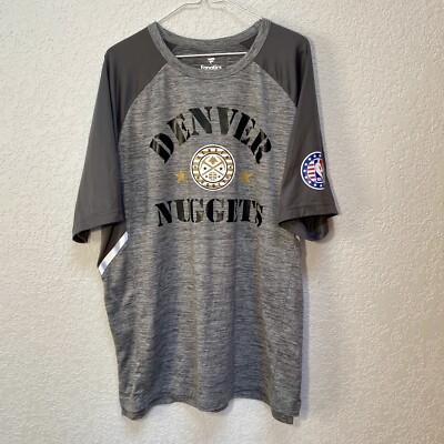 Denver Nuggets Shirt Men XL Fanatics Lightweight Short Sleeve NBA Tee ...