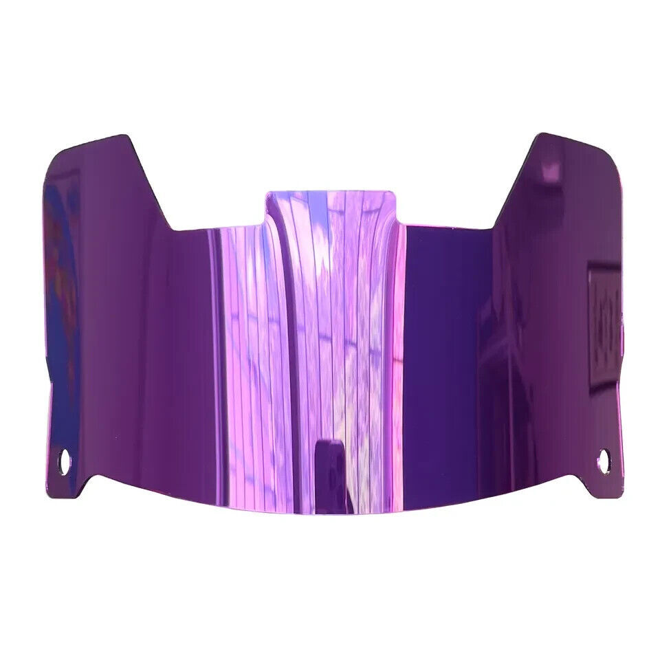 CHROME MIRRORED Full Size Football Visors with Clips FOR DISPLAY ...