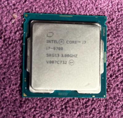 Intel i7-9700 3.0GHz Desktop Processor CPU SRG13 *TESTED* | eBay