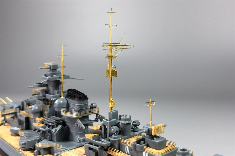 Detail Up Set for 1/700 Bismarck Trumpeter 05711 Model CYE006A PE ...