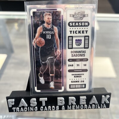 2022-23 panini contenders optic season ticket Domantis Sabonis | eBay