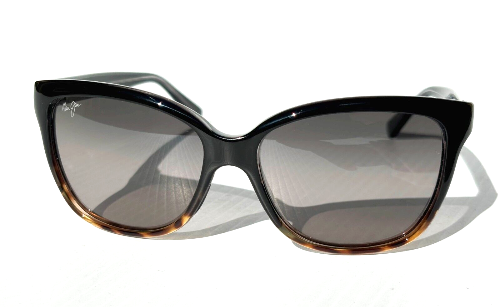 NEW Maui Jim STARFISH Black Tortoise POLARIZED Grey GLASS Sunglass ...