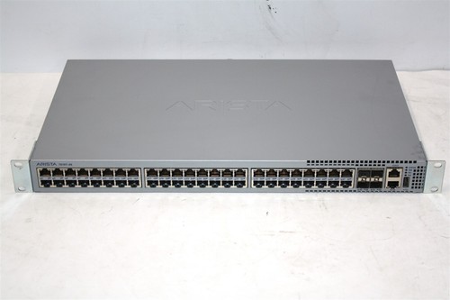 Arista 7010T-48 1Gbps Switch w/ 48 1GBps ports + 4 10Gbps SFP Ports, 2 ...