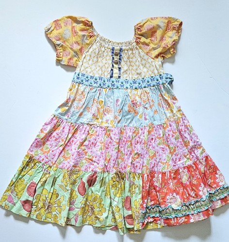 Matilda Jane 8 Platinum Tiered Peasant Dress Fall #16/16 SR1-454 | eBay