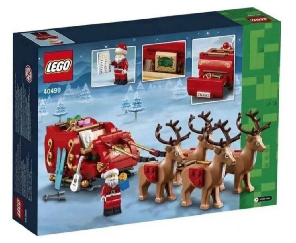 RARE! Lego Set 40489 Mr. and Mrs. Claus' Living Room & Set 40499 Santa ...