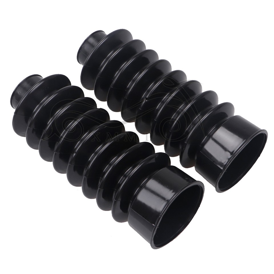 41mm Rubber Fork Boots Gators Covers Fit For Harley Dyna FXDWG Softail ...