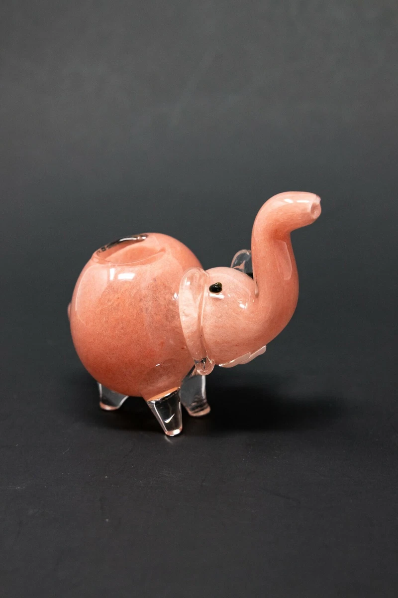 Pink Elephant Glass Pipe
