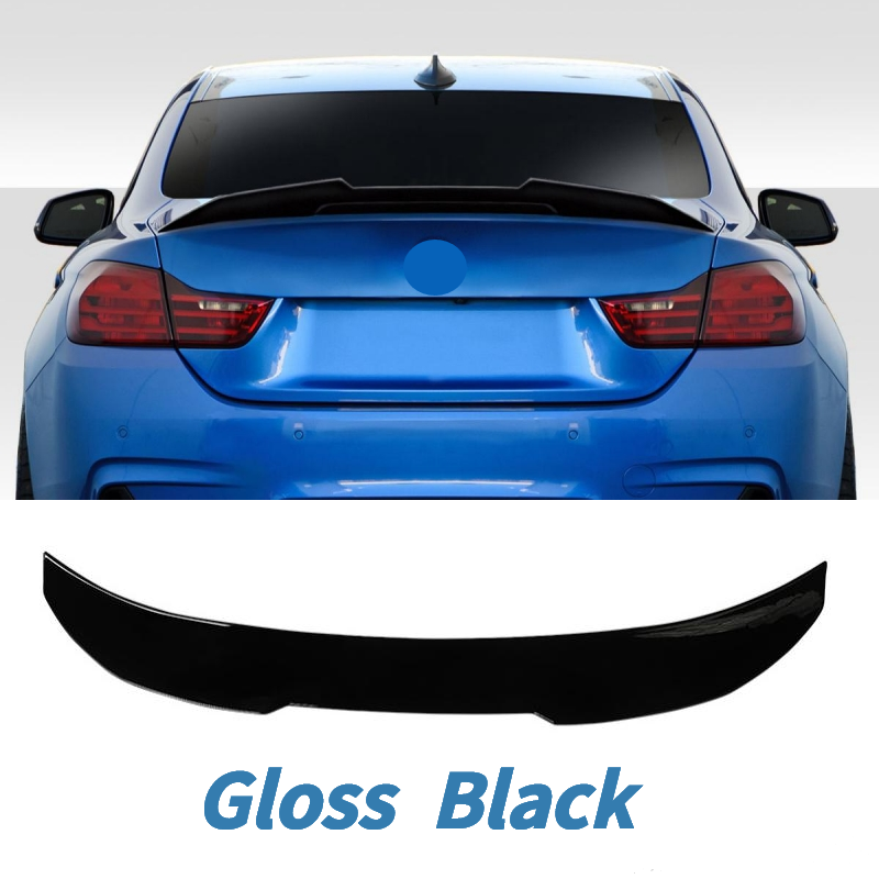 For 14-2020 BMW F32 4Series Coupe Glossy Black PSM Style Rear Trunk ...