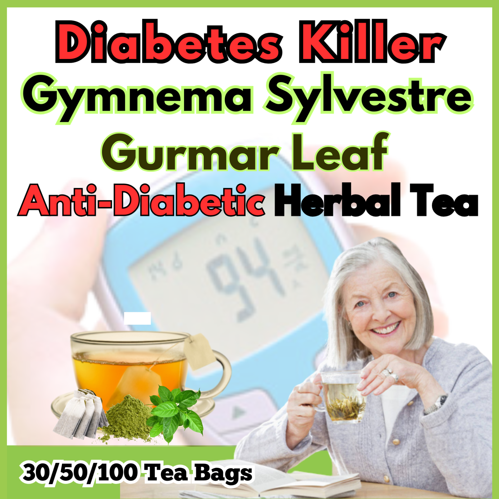 Gurmar Gymnema Sylvestre Blood Sugar Control Weight Loss Organic Herbal ...