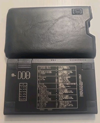 Vintage HP Hewlett Packard 12C Calculator Original Case Tested ...