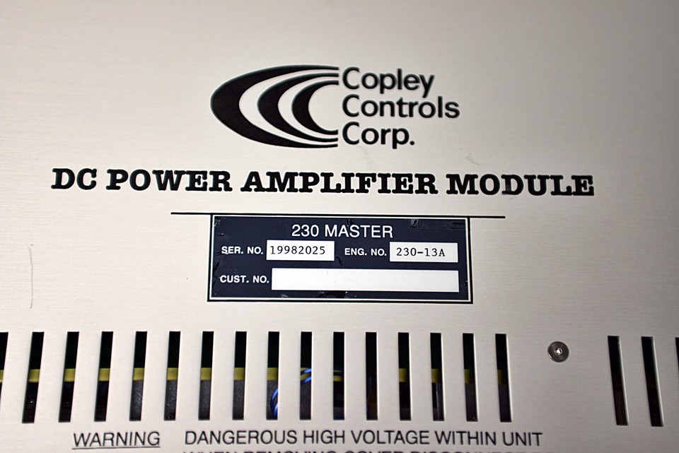 Copley Controls Corp DC Power Amplifier Module 230-13A free ship | eBay