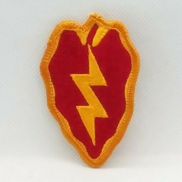 25th Infantry Division Patch Army Military Tropic Lightning Electric ...