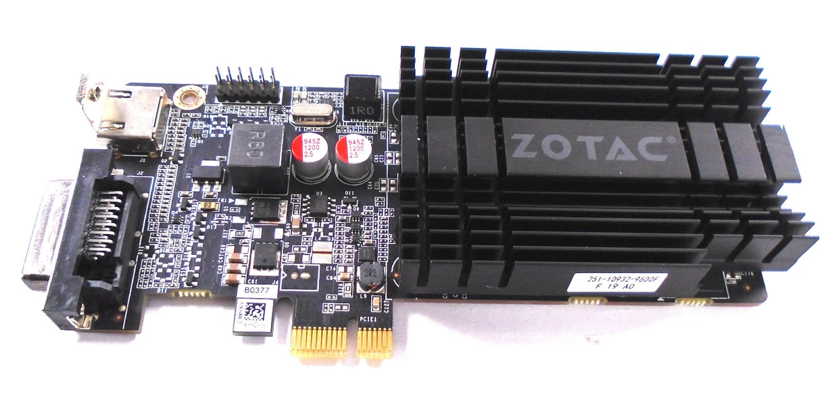 Zotac GeForce GT 710 PCIe X8 Graphics Card, 2GB DDR3