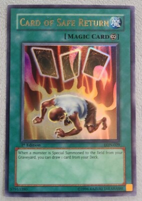 Card of Safe Return LON-029 Ultra Rare 1st Edition Yugioh NM | eBay