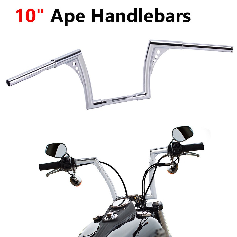 10'' 12'' 14'' 16'' Ape Hangers Handlebar DNA MONSTER 1-1/4" Fat Bar ...