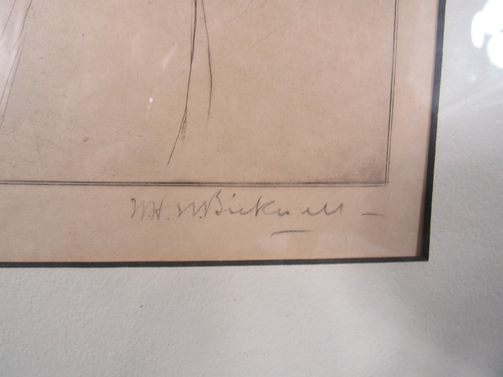 ANTIQUE signed WILLIAM BICKNELL ETCHING , SELF PORTRAIT, PROVINCETOWN ARTIST | eBay