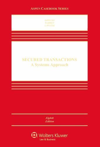 Secured Transactions: A Systems Approach 9781454857938 | eBay