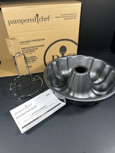 Pampered Chef - Quick Cooker Fluted Cake Pan #100119 ~ New in Box ...
