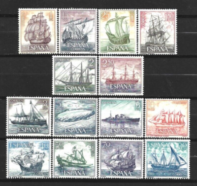 SPAIN 1964. Complete series 14 New stamps**. " Tribute to the Navy ...