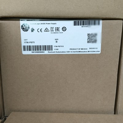 New Factory Sealed AB 1756-PB75 SER B ControlLogix 24V DC Power Supply ...