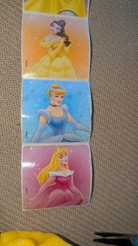 Disney princess Stickers Sandylion OTC Strip Of 5 Vintage 2004/2005 ...
