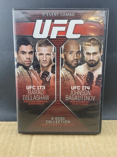 UFC 173 & 174, 3 Disc Collection 2 Event Combo DVD, MULTIPLE DVD'S SHIP ...