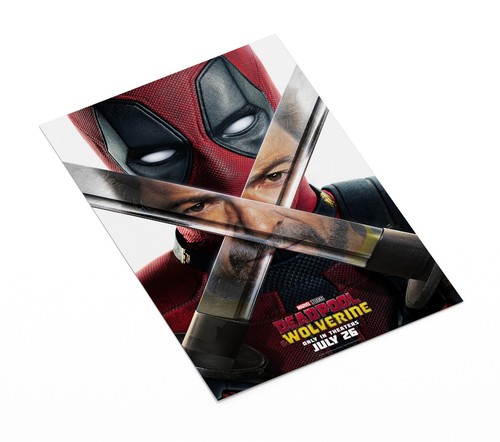Deadpool & Wolverine Face-Off Poster – Marvel Studios 2024 Movie Wall ...