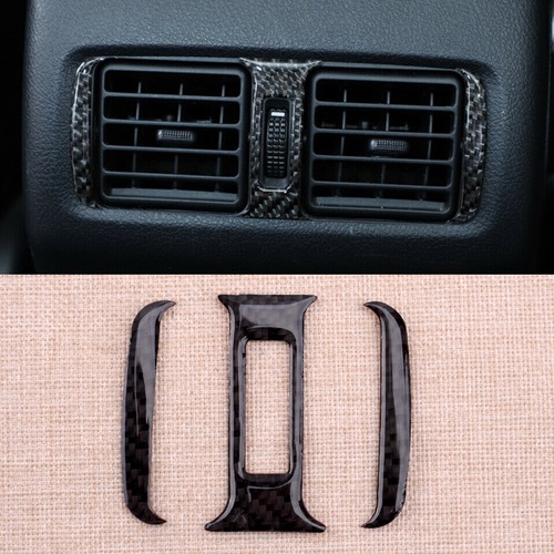 Fit For Toyota 4Runner Real Carbon Fiber Rear Console Air Vent Cover ...